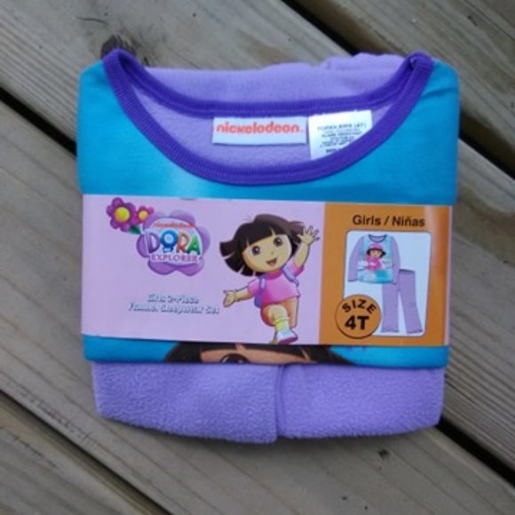 Nickelodeon | Pajamas | Nickelodeon Dora The Explorer Sleepwear Set 4t ...